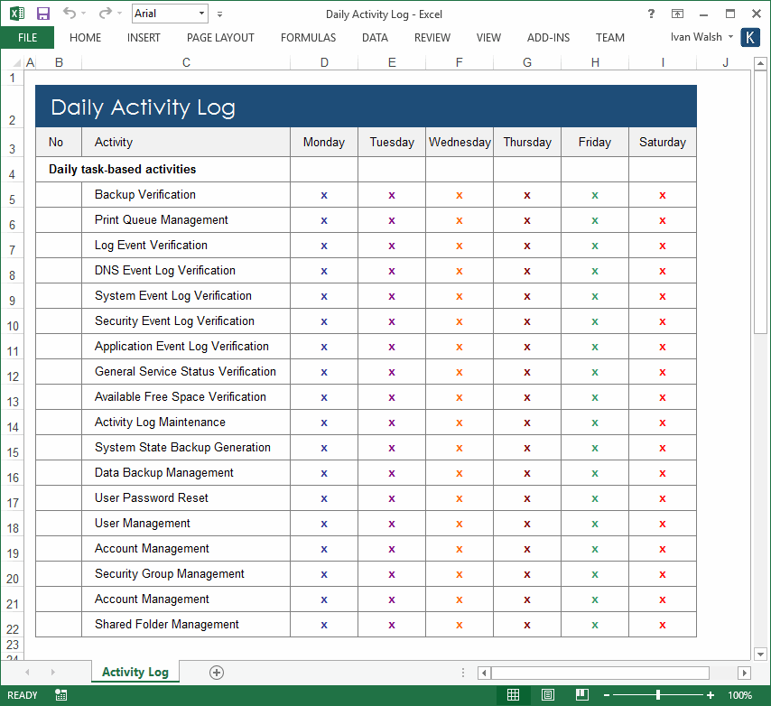 System Administration Guide Template MS Word 9 Excels Templates
