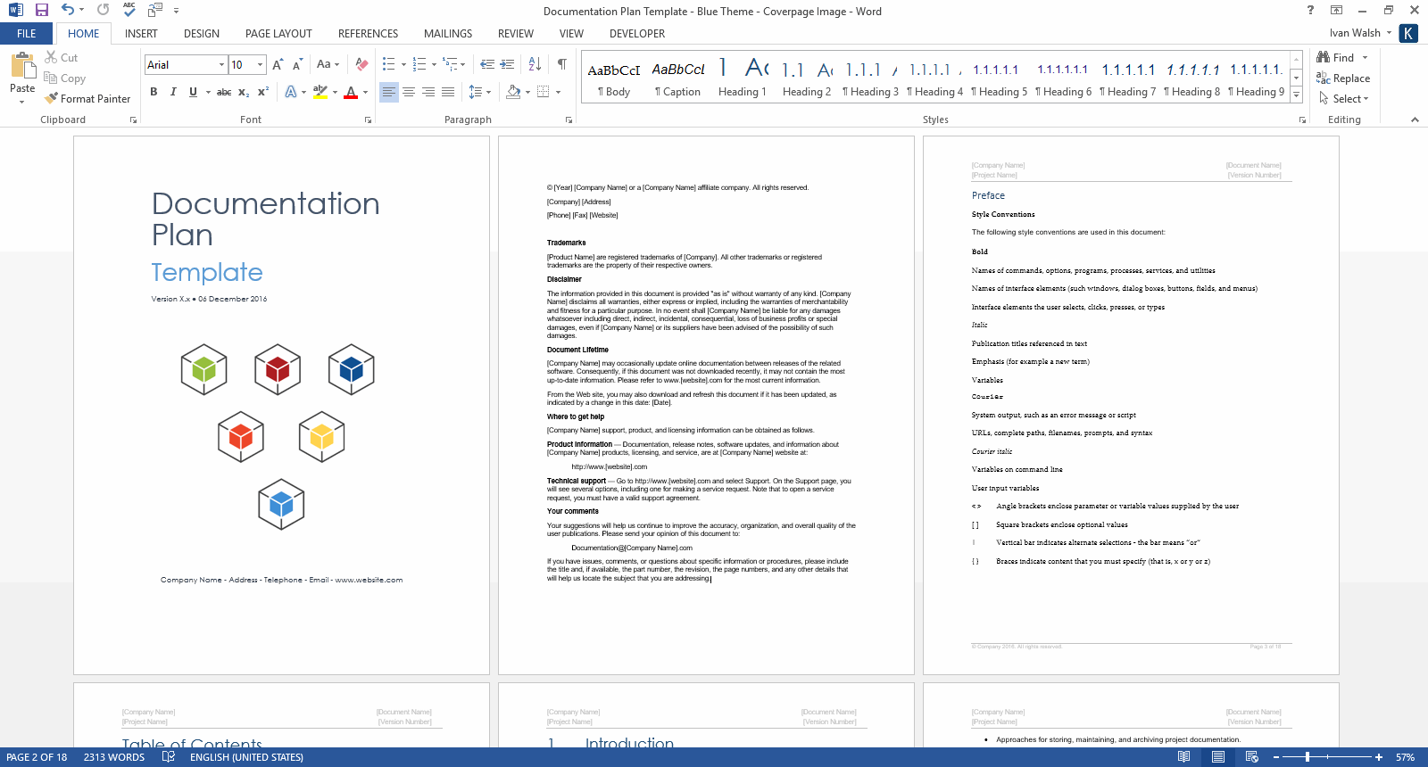Technical Documentation Templates MS Word Excel Visio Technical 
