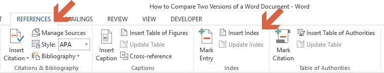 How To Create An Index In MS Word Beginner s Tutorial 