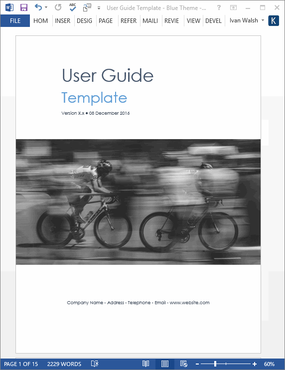 User Guide Templates 5 X MS Word Templates Forms Checklists For