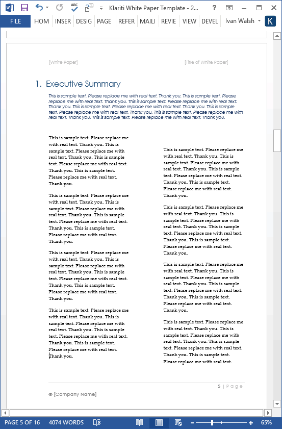 15 X White Paper Templates MS Word Templates Forms Checklists For