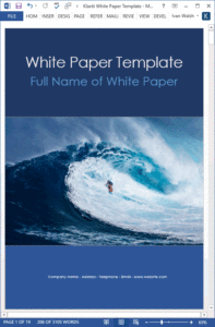 White Paper Templates – MS Office Templates with AI prompts