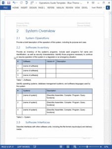 Operations Guide AI System – MS Office Templates with AI prompts