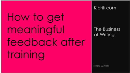 How to Get Meaningful Feedback After Training – MS Office Templates ...