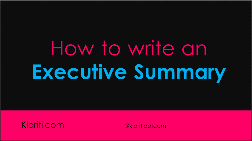 How To Write The Executive Summary For Business Plans Part 3 