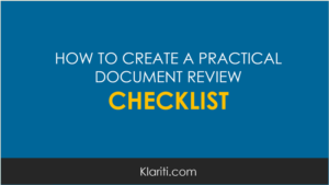 Document Review Checklist – MS Office Templates with AI prompts