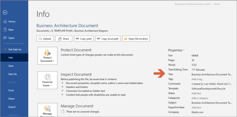 How to Insert the Document Name in MS Word Header/Footer (using ...