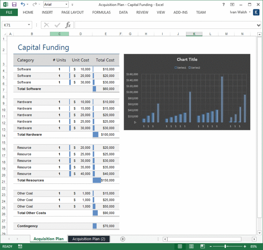 Acquisition Plan Template (MS Office) – MS Office Templates with AI prompts