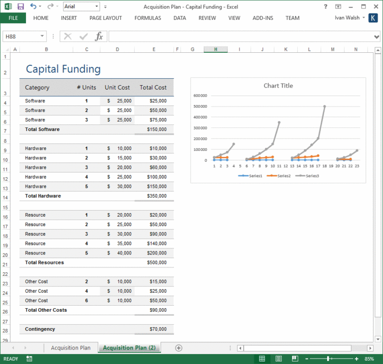Acquisition Plan Template (MS Office) – MS Office Templates with AI prompts