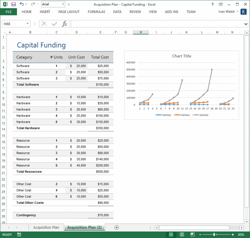 Acquisition Plan Template (MS Office) – MS Office Templates with AI prompts