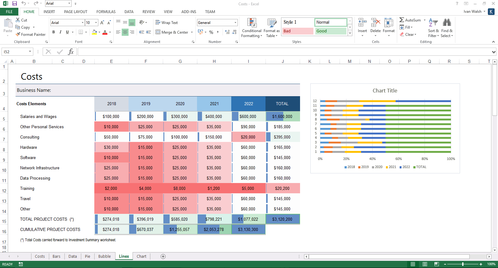 Business Plan Template Free Download Excel