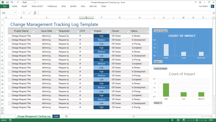 Change Management Plan Templates (MS Office) – MS Office Templates with ...