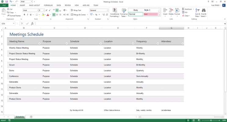 Communication Plan Template (MS Office) – MS Office Templates with AI ...