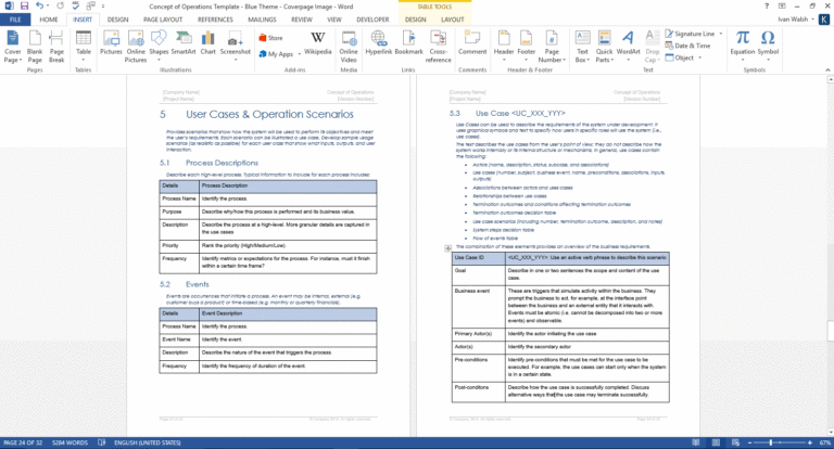 Concept of Operations (MS Office) – Templates, Forms, Checklists for MS ...