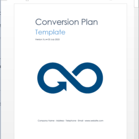 Data Conversion Plan Template – MS Office Templates with AI prompts