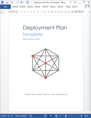 Deployment Plan Template (MS Office) – MS Office Templates with AI prompts