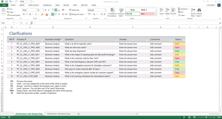 Business Process Design Templates (MS Office) – MS Office Templates ...