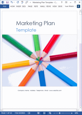 Marketing Plan Templates (MS Office) – MS Office Templates with AI prompts