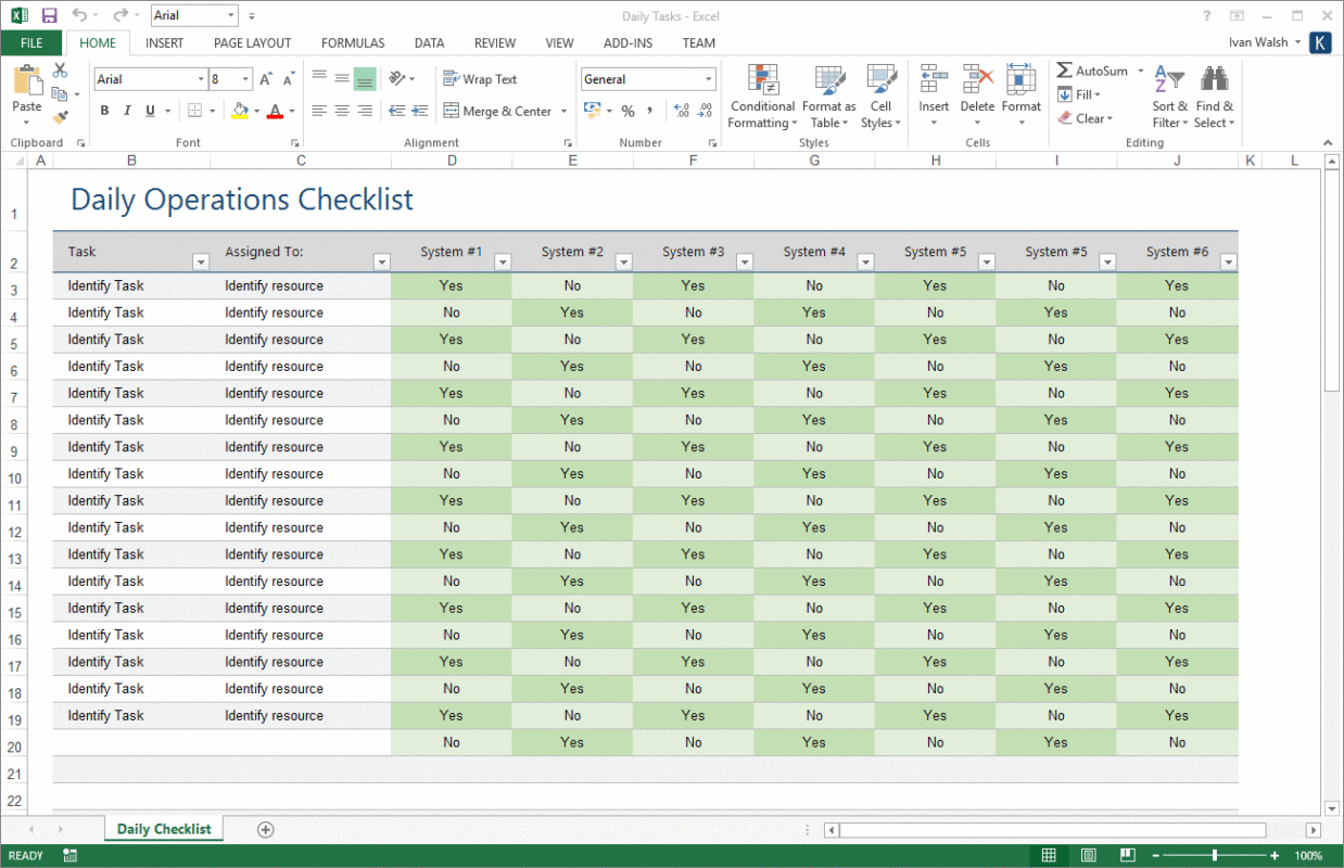 Operations Plan Templates (MS Office) – MS Office Templates with AI prompts