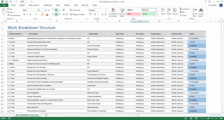 Project Plan Templates – MS Office Templates with AI prompts