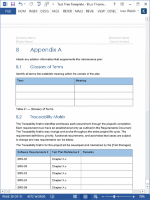 Software Testing Templates – MS Office Templates with AI prompts