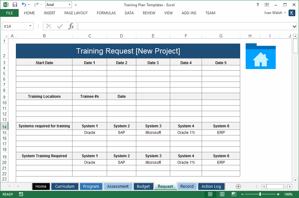 Training Plan Templates Templates Forms Checklists For MS Office 