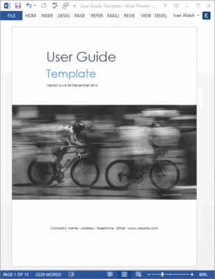User Guide Templates (MS Word) + AI Prompt Library – MS Office ...