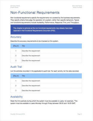 Business Requirements Template (Apple) – Templates, Forms, Checklists ...