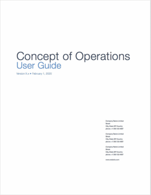 Concept of Operations Template (Apple) – Templates, Forms, Checklists ...