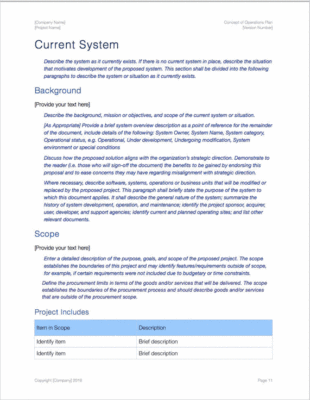 Concept of Operations Template (Apple) – MS Office Templates with AI ...