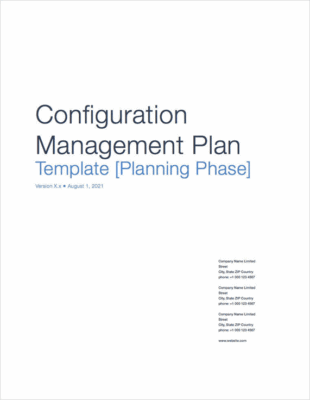 Configuration Management Plan Templates (Apple) – MS Office Templates ...