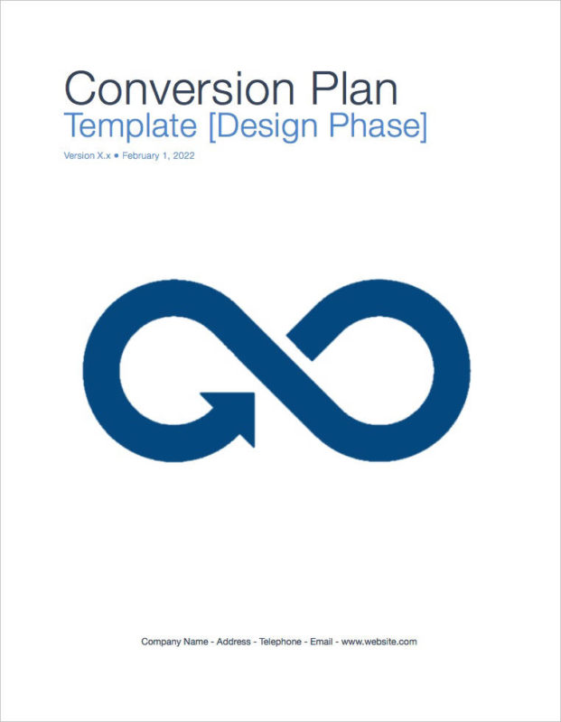 Conversion Plan Template (Apple) – MS Office Templates with AI prompts