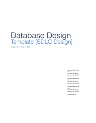 Database Design Template (Apple) – Templates, Forms, Checklists for MS ...