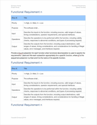 Functional Requirements Templates (Apple) – MS Office Templates with AI ...