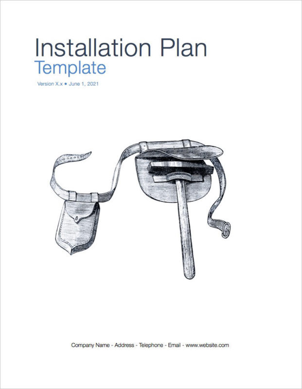 Installation Plan Templates (Apple) – MS Office Templates with AI prompts