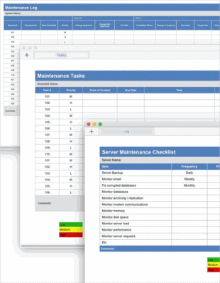 Maintenance Plan Templates (Apple) – MS Office Templates with AI prompts