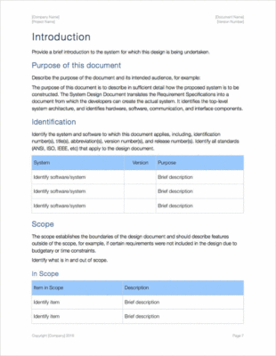 System Design Document Templates (Apple) – MS Office Templates with AI ...