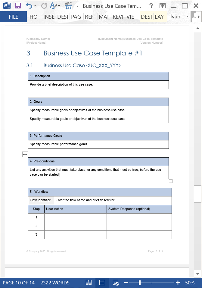 How To Use Template