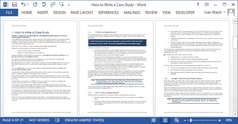 Case Study Templates – Construction theme – MS Office Templates with AI ...