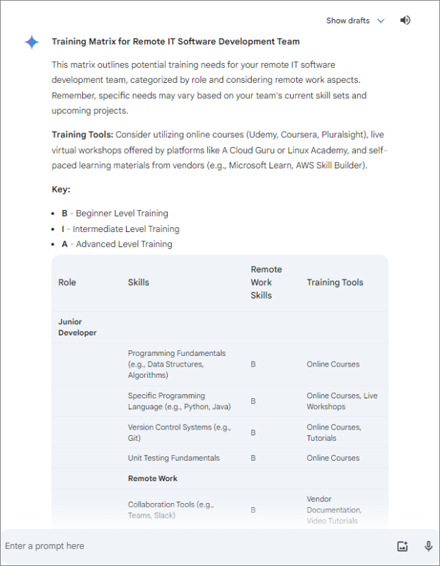 How to Create a ‘Bespoke’ Training Plan using Google Gemini – MS Office ...
