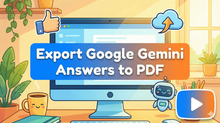 Export Google Gemini Answers to PDF – MS Office Templates with AI prompts